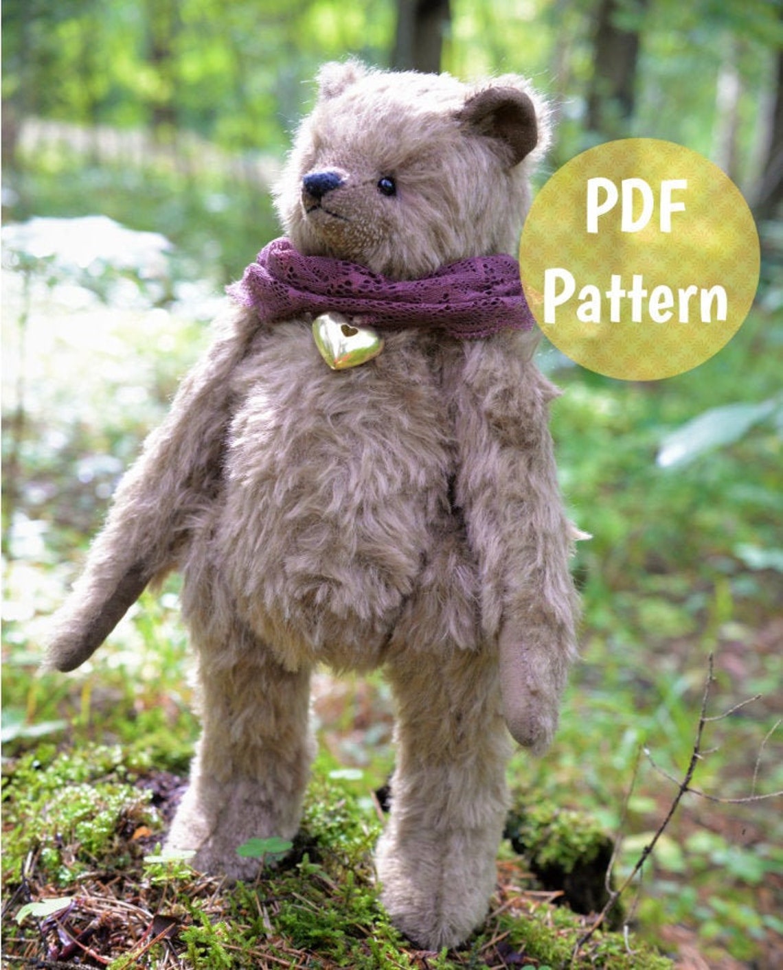 Stuffed Teddy Bear Sewing ONLY Pattern Pdf Pattern for Bear - Etsy