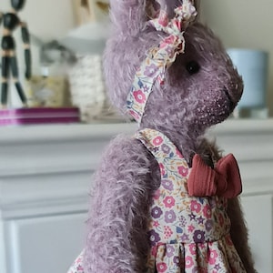 Cute Bunny Sewing PDF Pattern, Teddy Toy Jointed Pattern, Mohair Rabbit ...