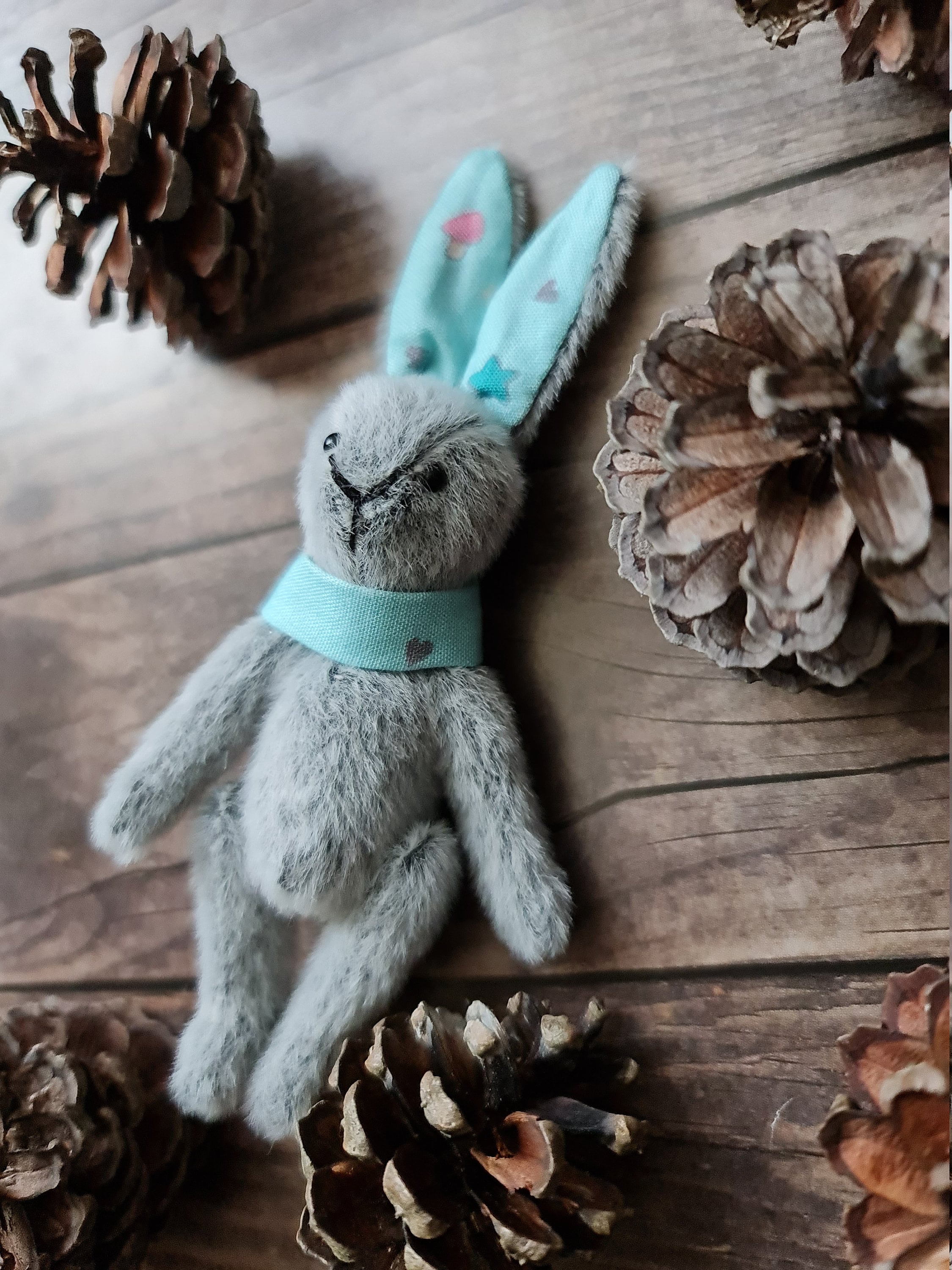 Small Bunny Sewing PDF Pattern, Teddy Toy Jointed Pattern, Rabbit Pdf ...