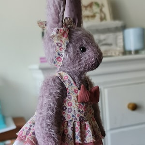 Cute Bunny Sewing PDF Pattern, Teddy Toy Jointed Pattern, Mohair Rabbit ...