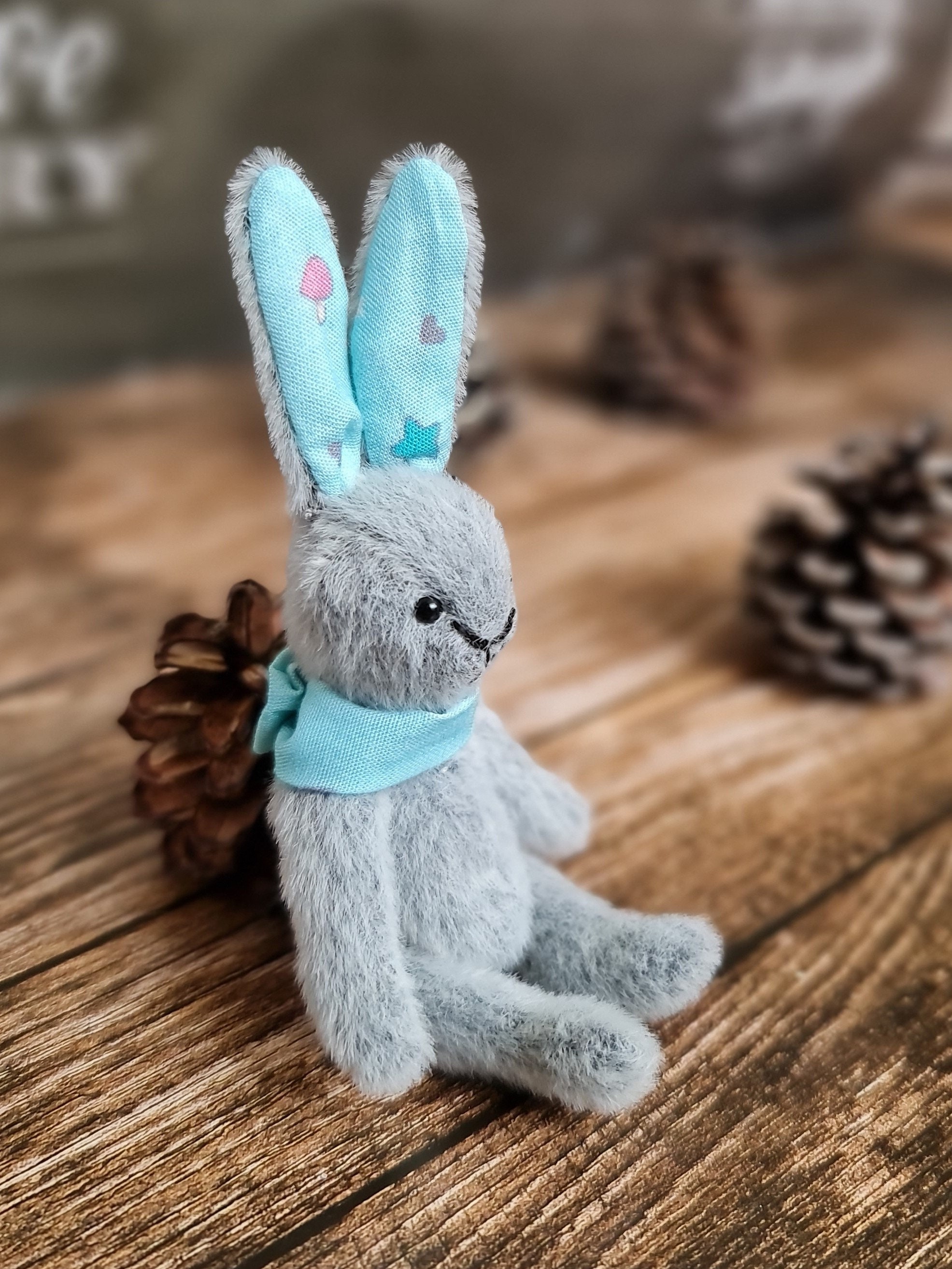 Small Bunny Sewing PDF Pattern, Teddy Toy Jointed Pattern, Rabbit Pdf ...