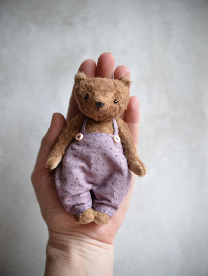 Miniature Teddy Bear PDF Pattern Small Teddy Bear Pattern - Etsy