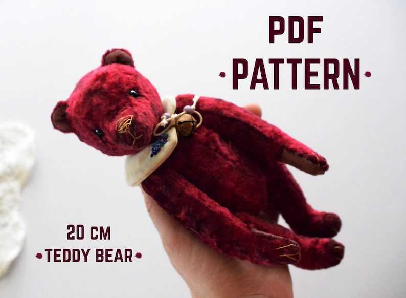 Vintage Teddy Bear Sewing Pattern Pdf Antique Plush Teddy - Etsy