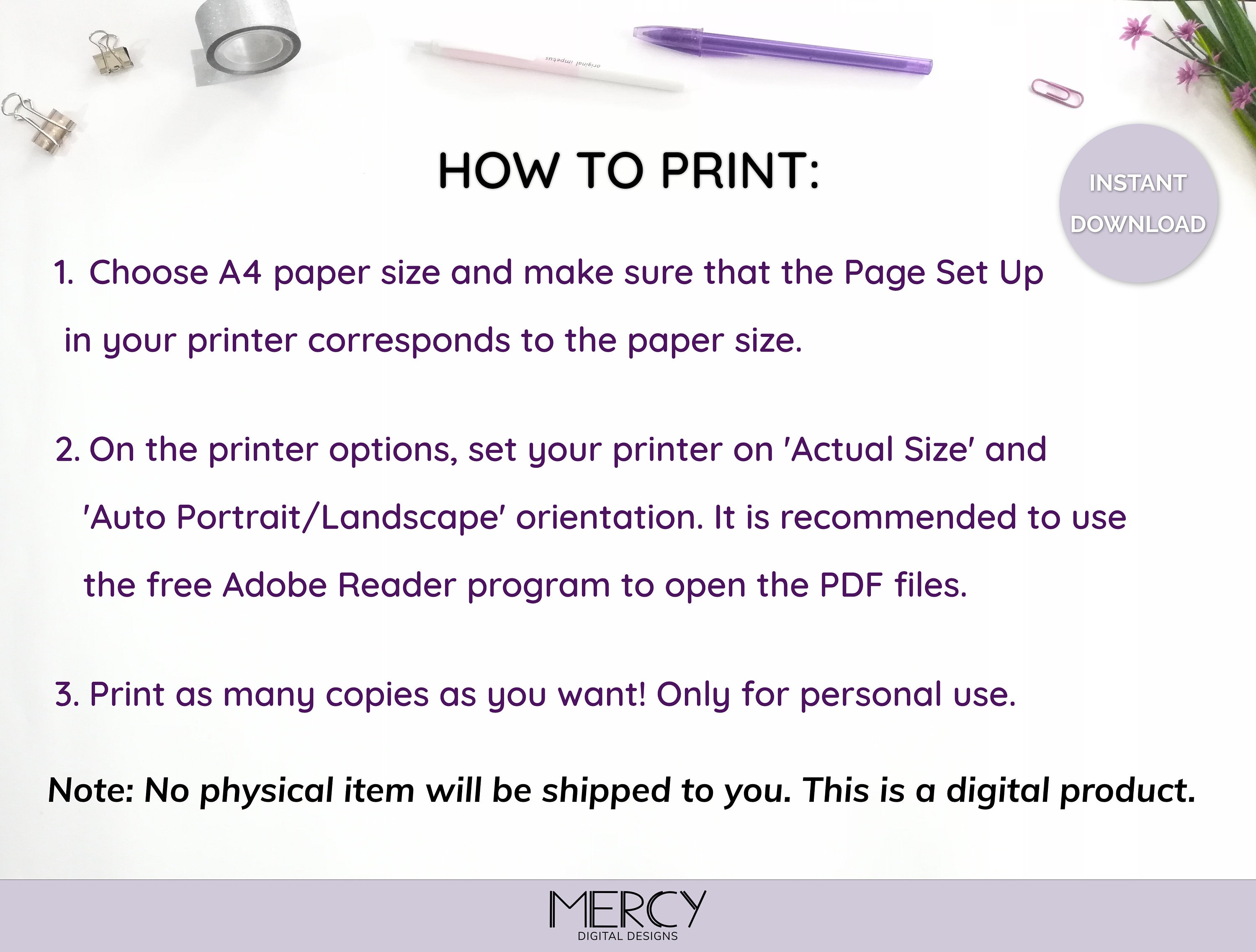 Undated Landscape Monthly Planner Printable, A4 and US Letter, Month on ...