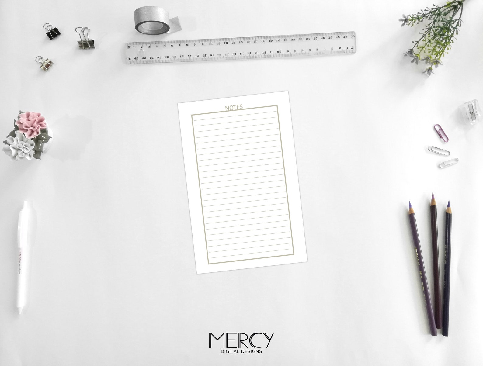 Half Letter Notes Printable, Lined Notes, Dot Grid Notes, Pastel Notes ...