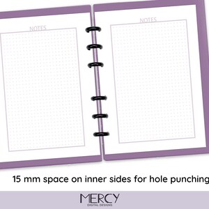 A6 Notes Printable, Lined Notes, Dot Grid Notes, Pastel Notes - Etsy