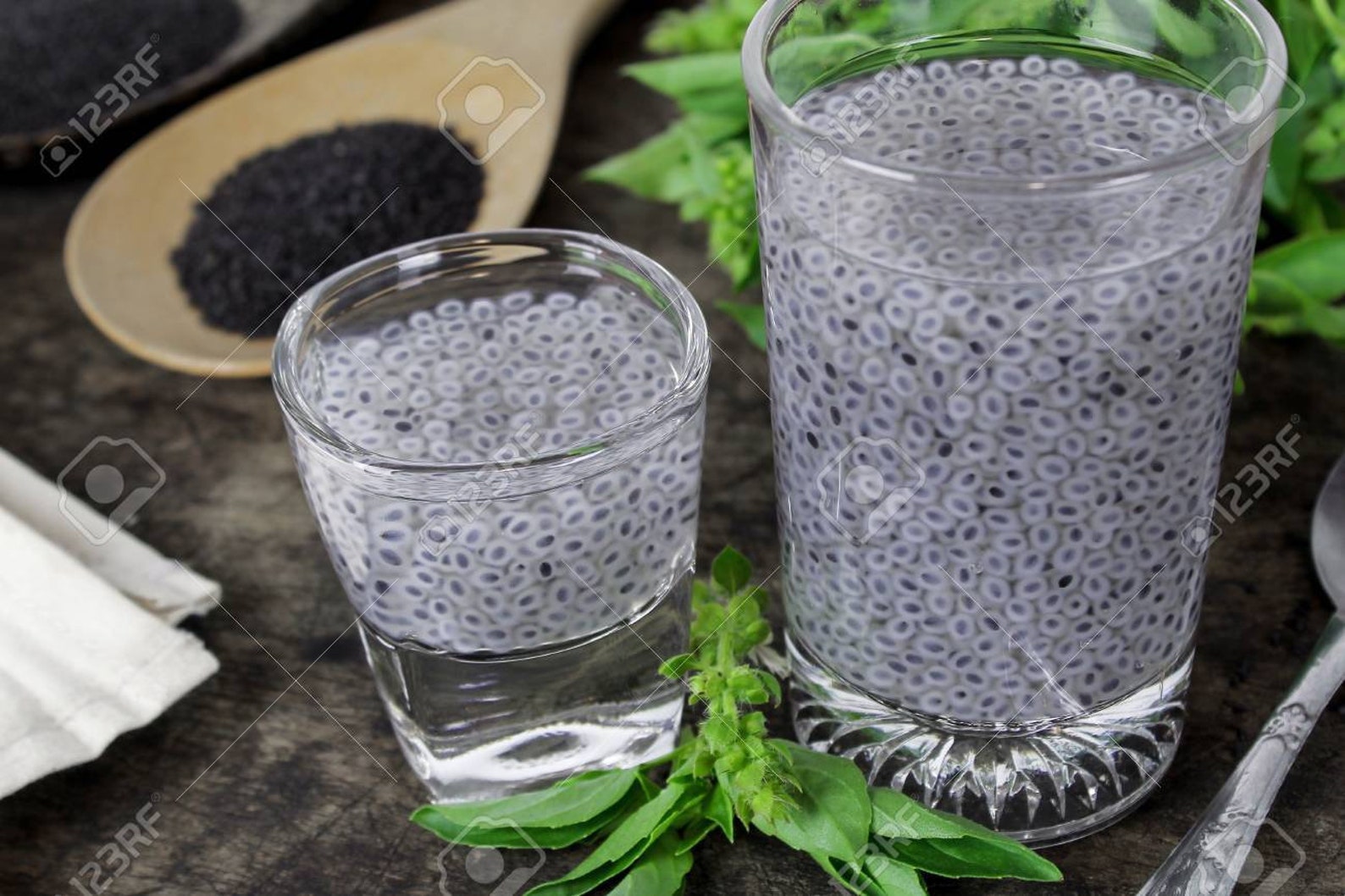 Basil Seeds Sabja Seeds Sabja Beej Sweet Basil Seeds Thai | Etsy