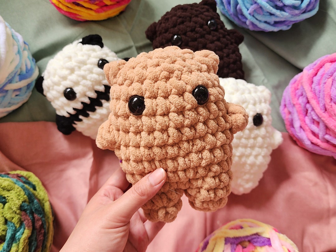 Bloopie Monsters - Bear | Crochet Amigurumi Plushie - Etsy