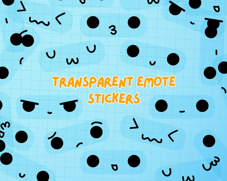 Transparent Face Emoji Sticker | Vinyl Waterproof Laptop Bottle ...