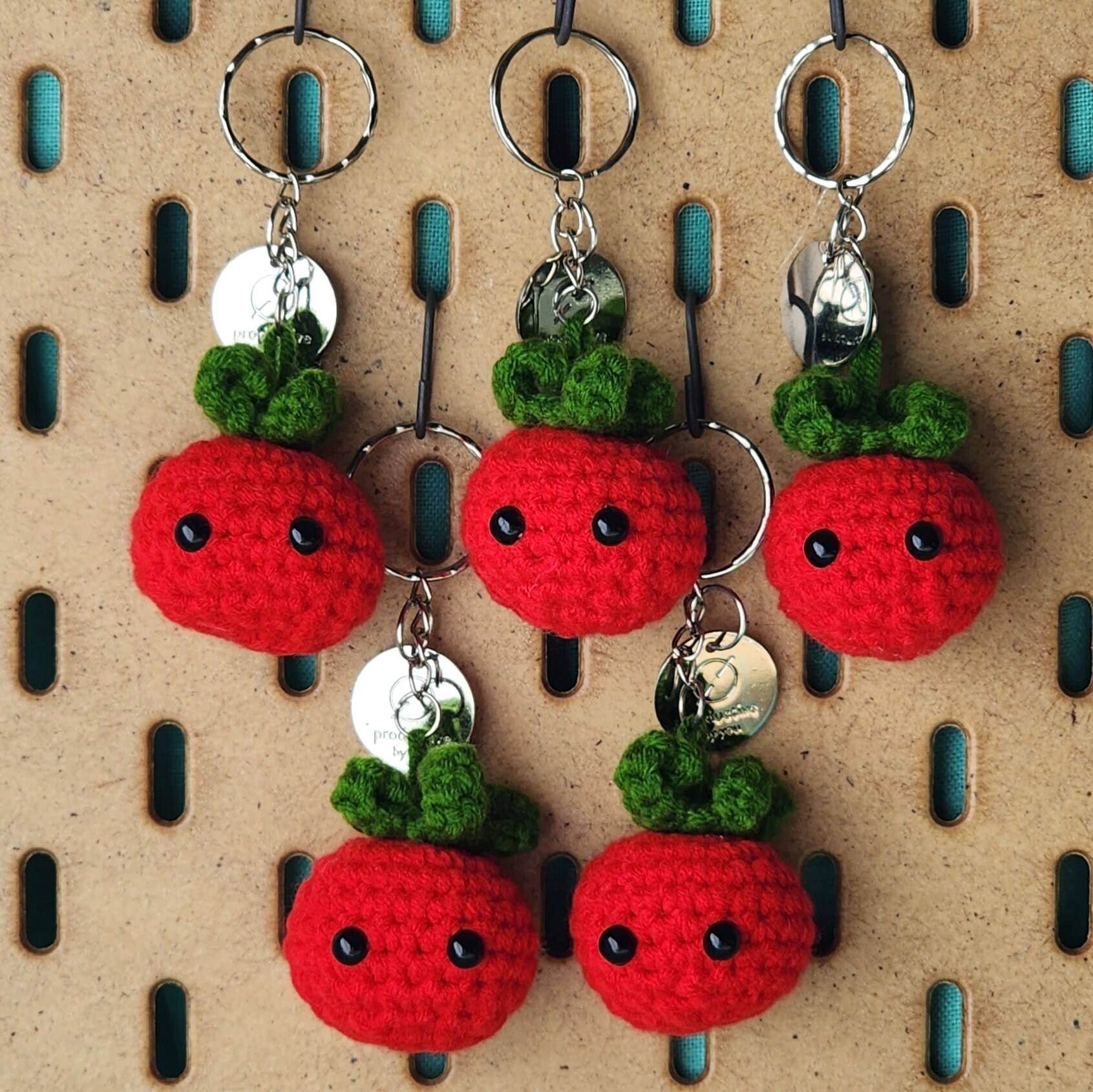 Fruit and Vegetable Amigurumi Crochet Keychains / Keyrings Lemon ...