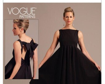 Vogue V9267 V1737 New American Designer Womans Fit & Flare Dress Sewing ...