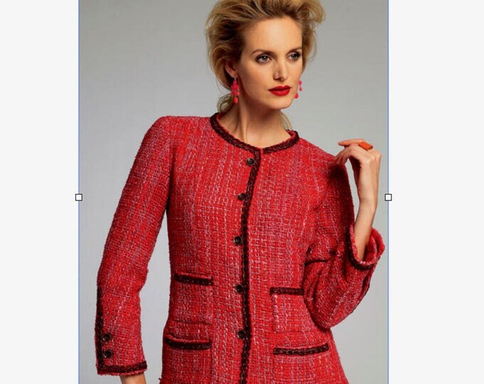 Vogue V8804 New Women's Classic French Couture Jacket Sewing Pattern by ...