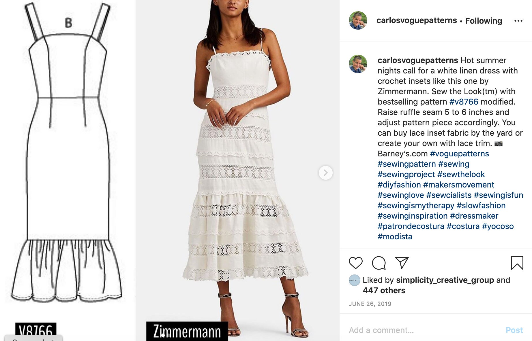 Vogue V8766 New Womens Dress Sewing Pattern~strapless or Fitted Bodice ...