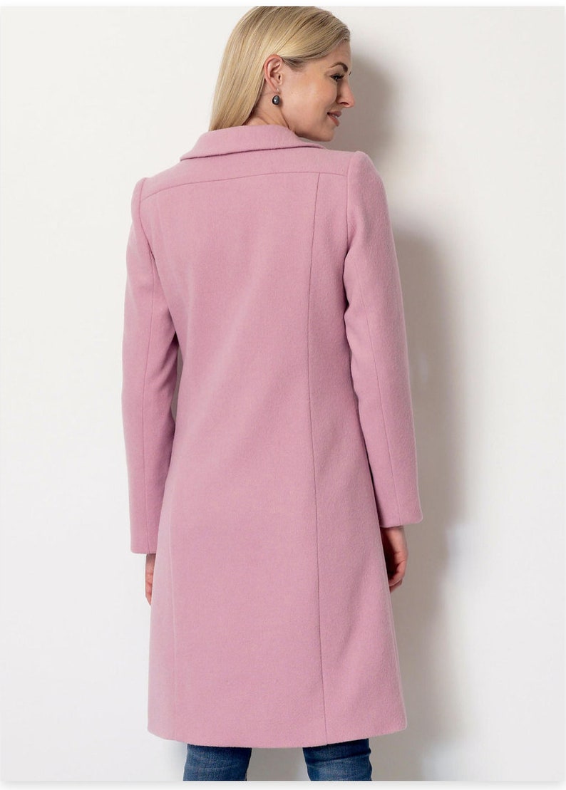 Butterick B6385 New Woman’s Princess Seam Collar Coat Sewing Pattern by ...