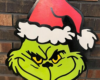 Grinch Head | Etsy