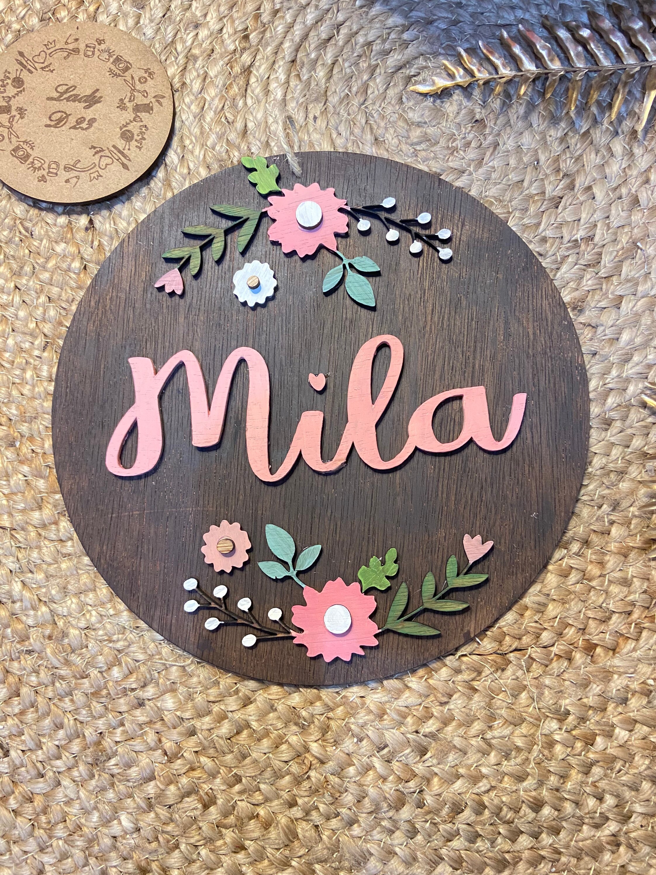 Wooden First Name Decoration Room Personalized Gift Birthday Etsy