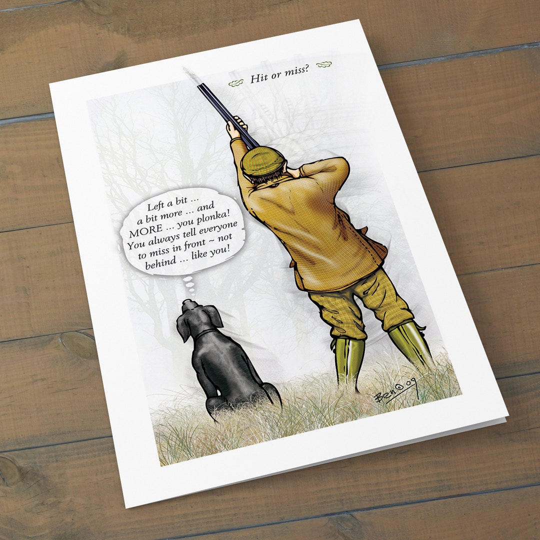 Labrador Gun Dog, Game Shoot Birthday Card, Personalised. - Etsy UK