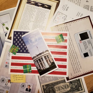 Escape Room Game | Printable Adult DIY Escape Game | USA Escape Puzzle ...