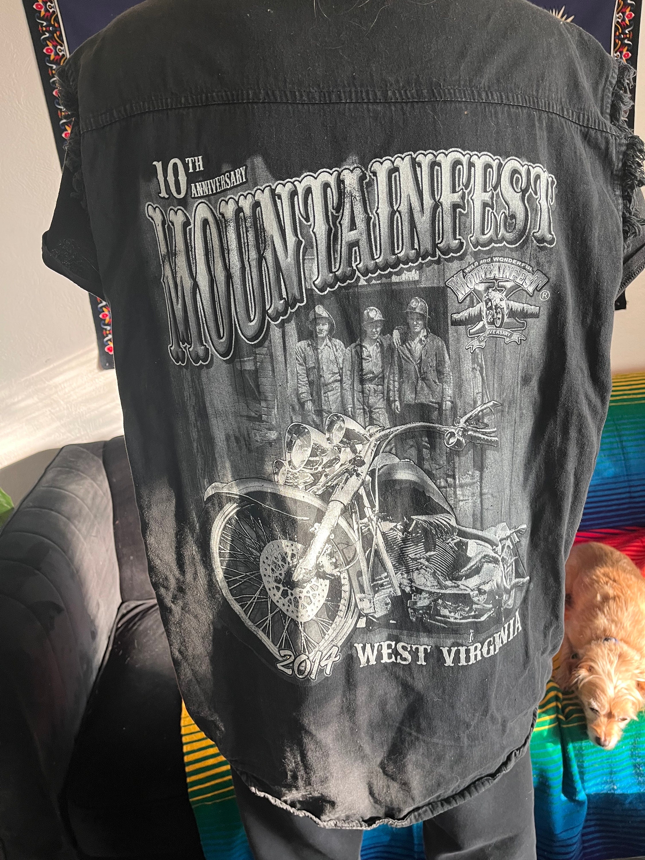 Biker Cut off Shirt - Etsy