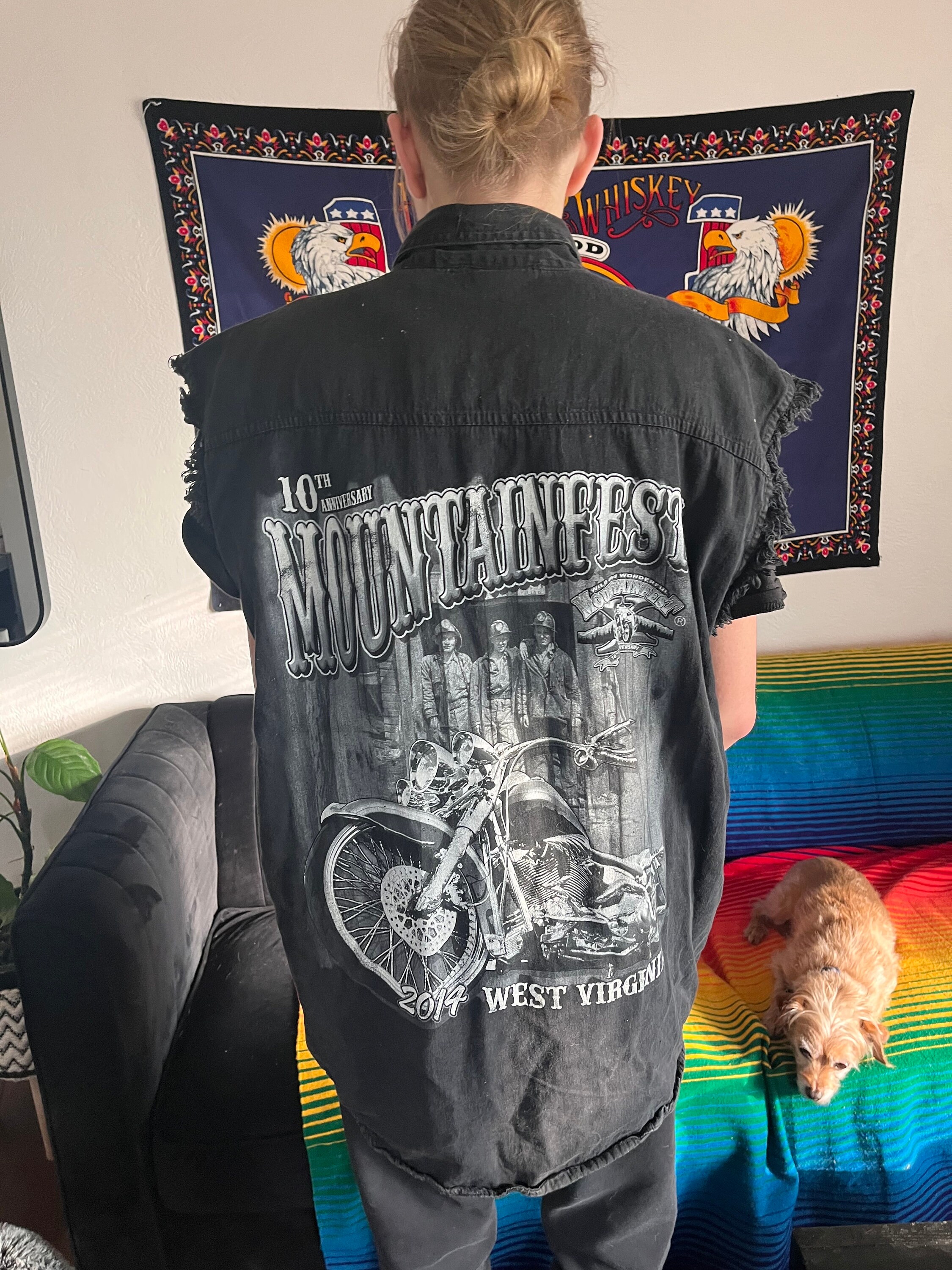 Biker Cut off Shirt - Etsy