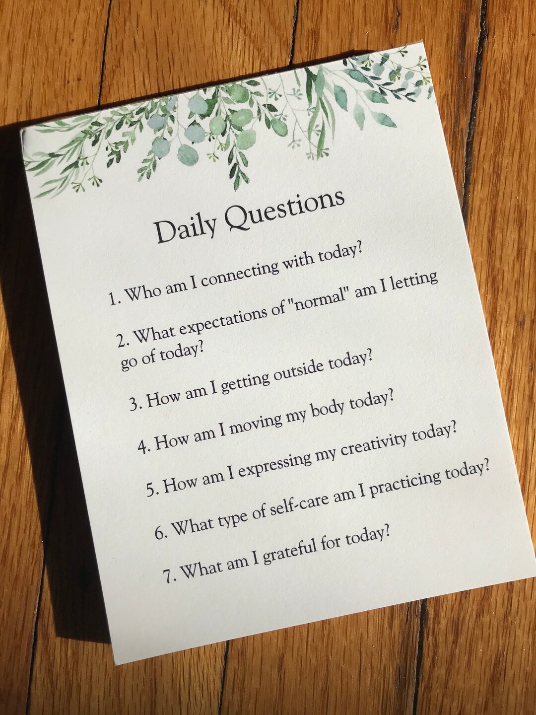 Daily Questions Notepad - Great Stocking Stuffer -- 4" X 5.5" - Etsy