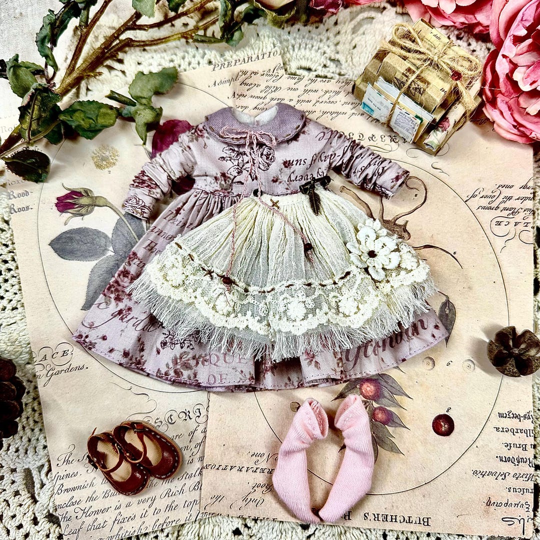 2 Piece Dresssocks,dress Vintage Blythe, Blythe Doll, Blythe Clothes ...