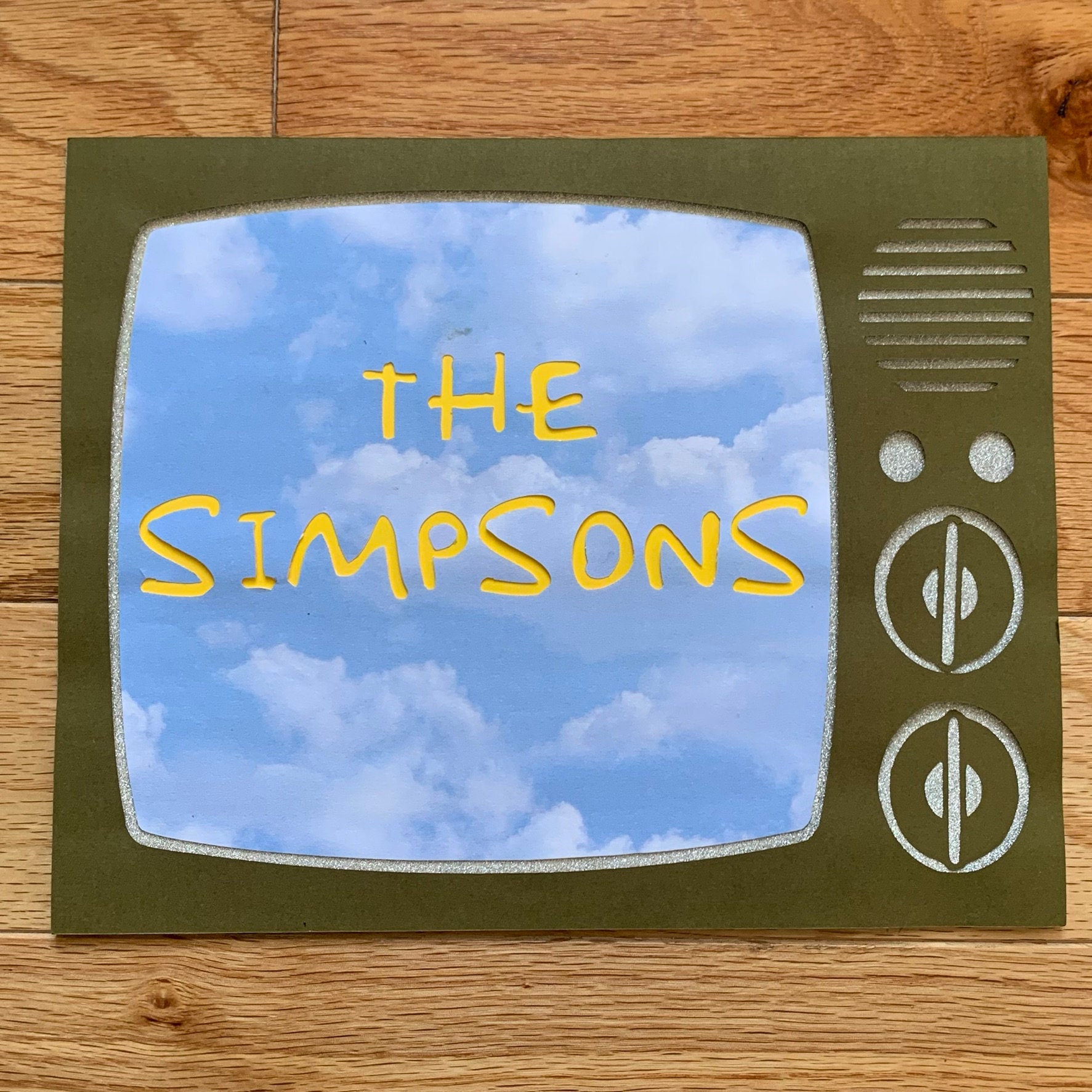 The Simpsons Papercraft Art - Etsy