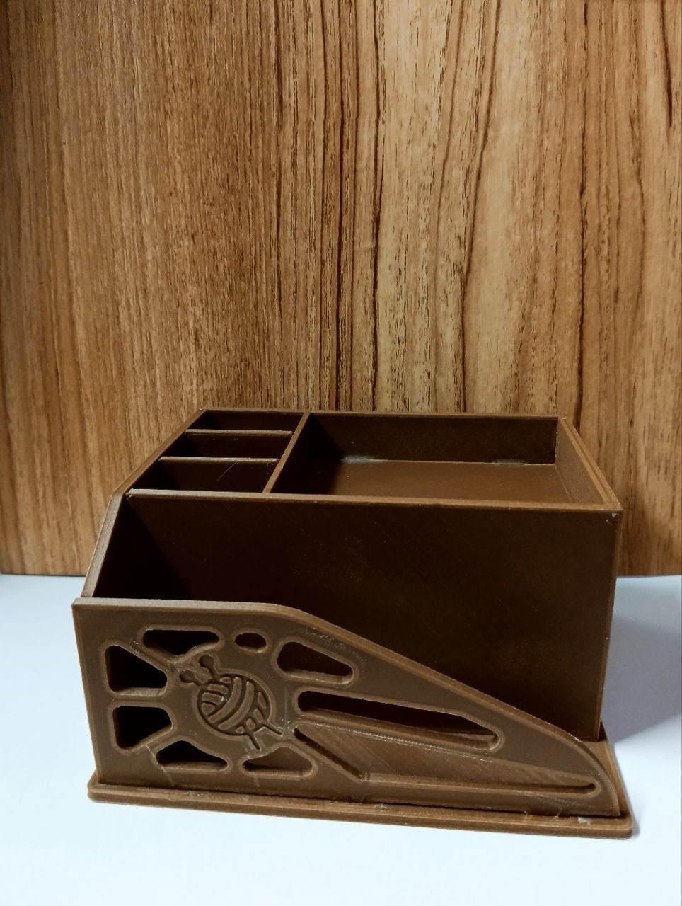 3D Printed Desk Organizer for Stickers and Pen Holder - Modern Office ...