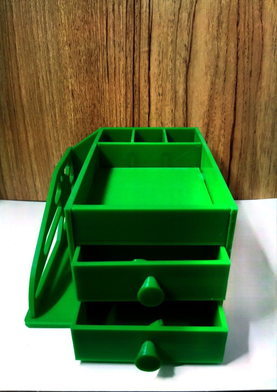 3D Printed Desk Organizer for Stickers and Pen Holder Modern Office ...