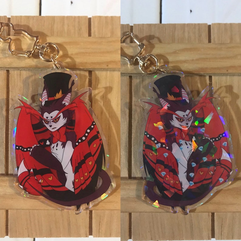 Hazbin Hotel Keychains | Etsy