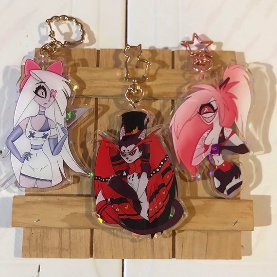 Hazbin Hotel Keychains | Etsy