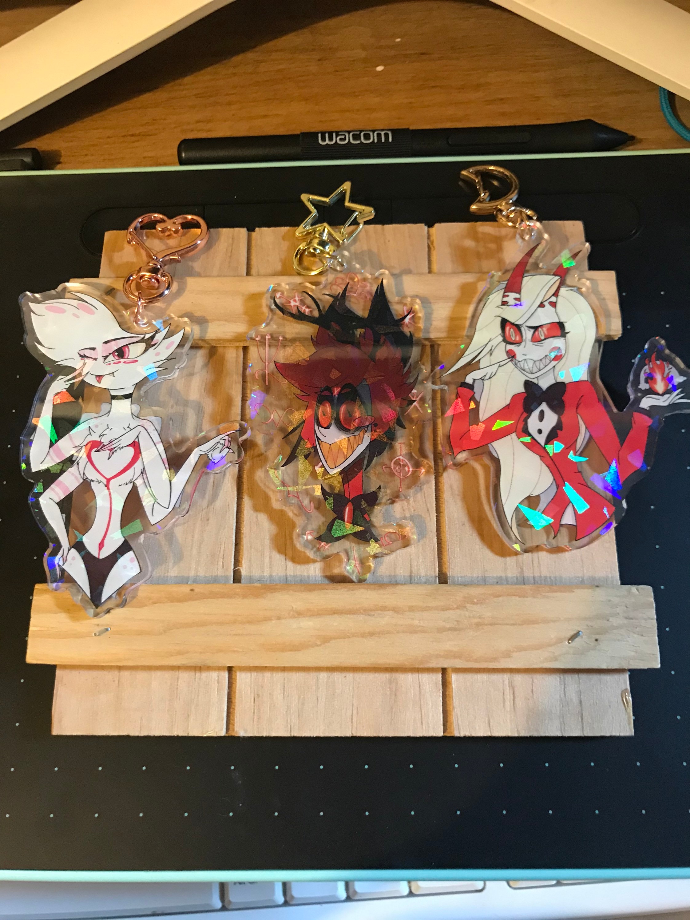 Hazbin Hotel Acrylic Keychains - Etsy UK