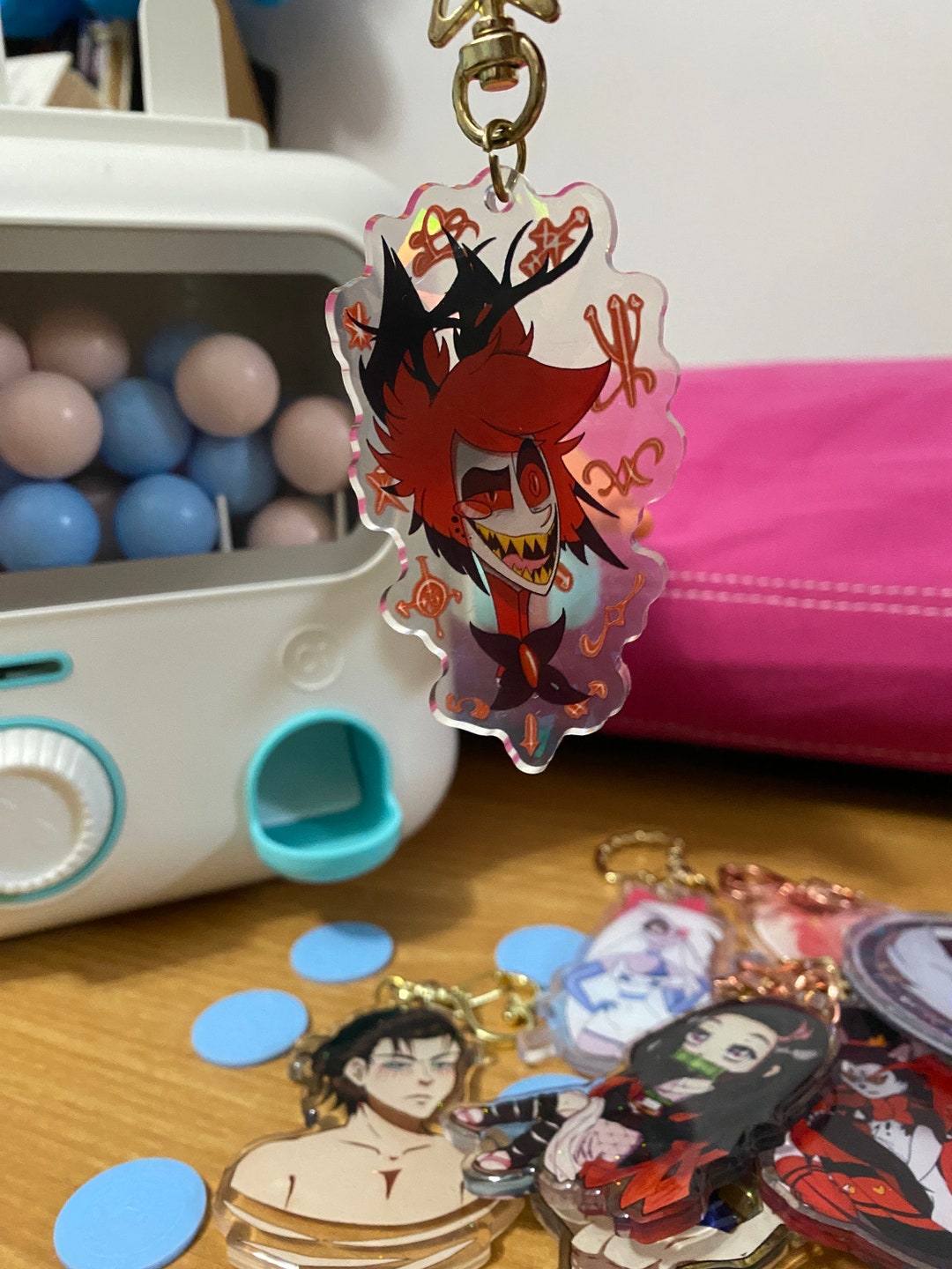 GACHAPON Shot KEYCHAINS - Etsy