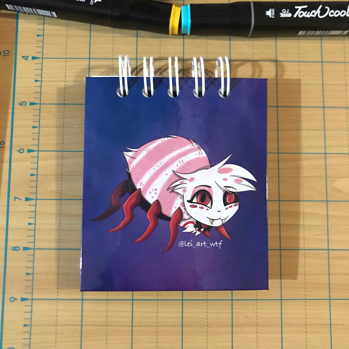 Mini Notebook hazbin Hotel husk Chibi angel Dust Chibi - Etsy