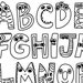 Funny ABC Alphabet Coloring Page for Kids - Instant PDF, JPEG Download ...