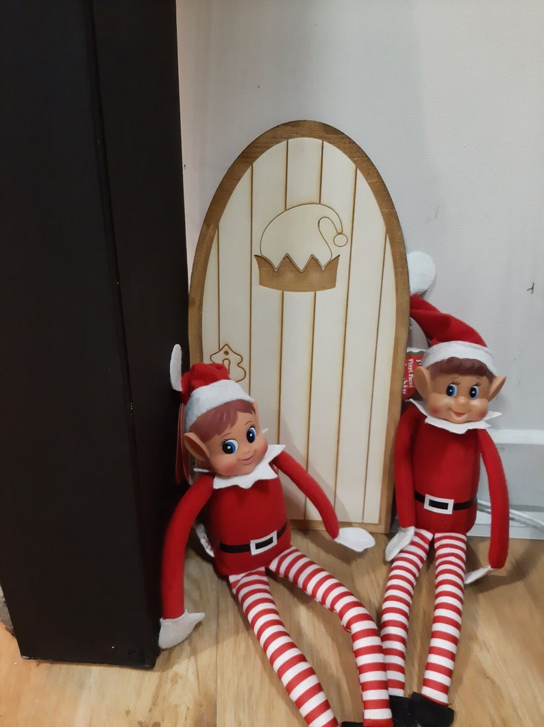 Door of the Prankster Elves - Etsy