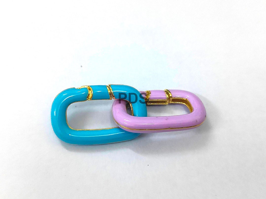 Enamel Lock, Enamel Lock Chain Necklace, Enamel Lock Chain Bracelet ...