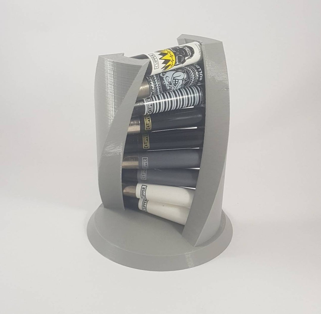 9 Piece Clipper Collection & Showpiece Display Stand - Clipper Lighter Collector Gift - Stoner ...