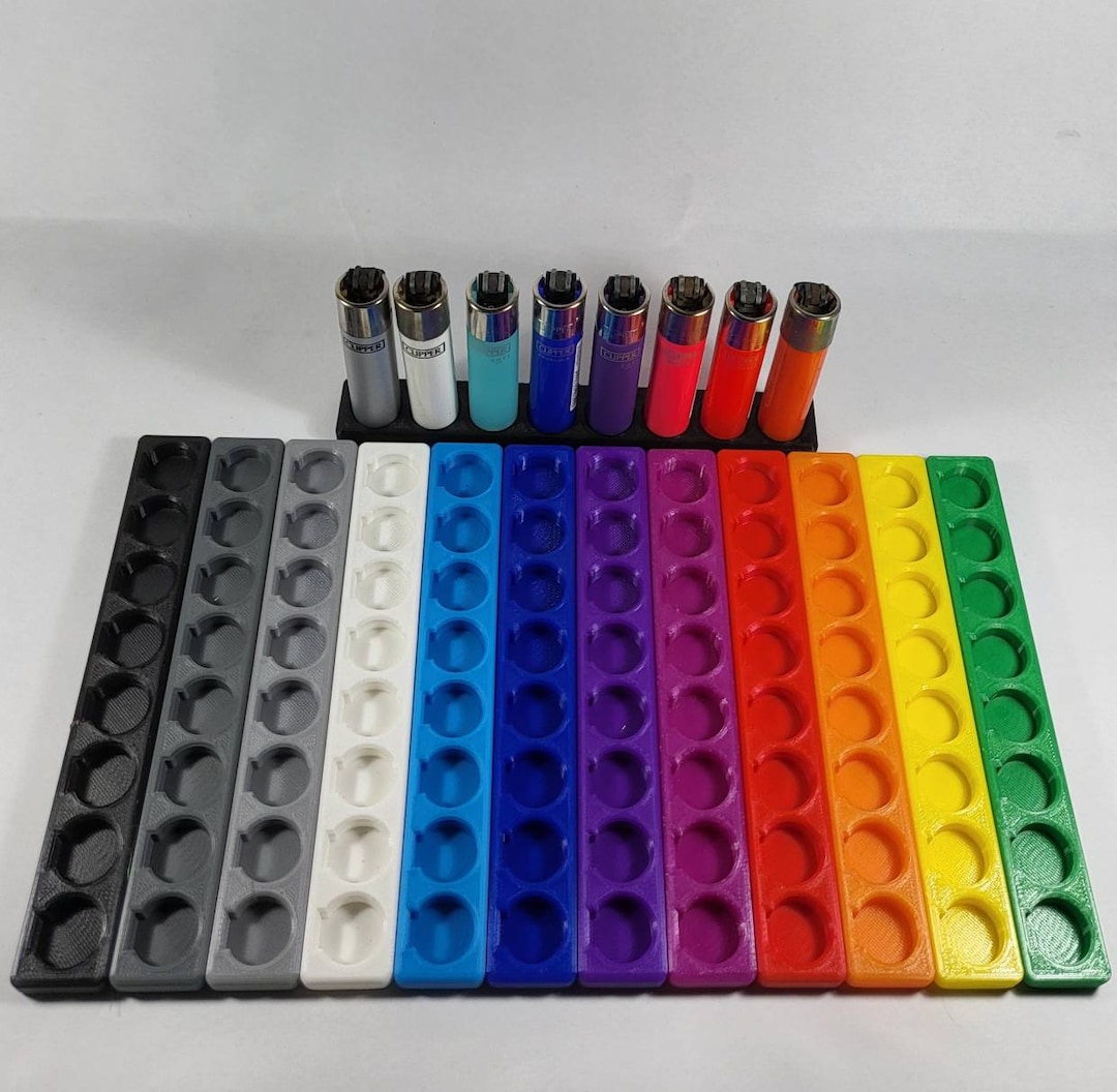 8x Clipper Lighter Stand , 8pc Clipper Collection Piece, Customise ...