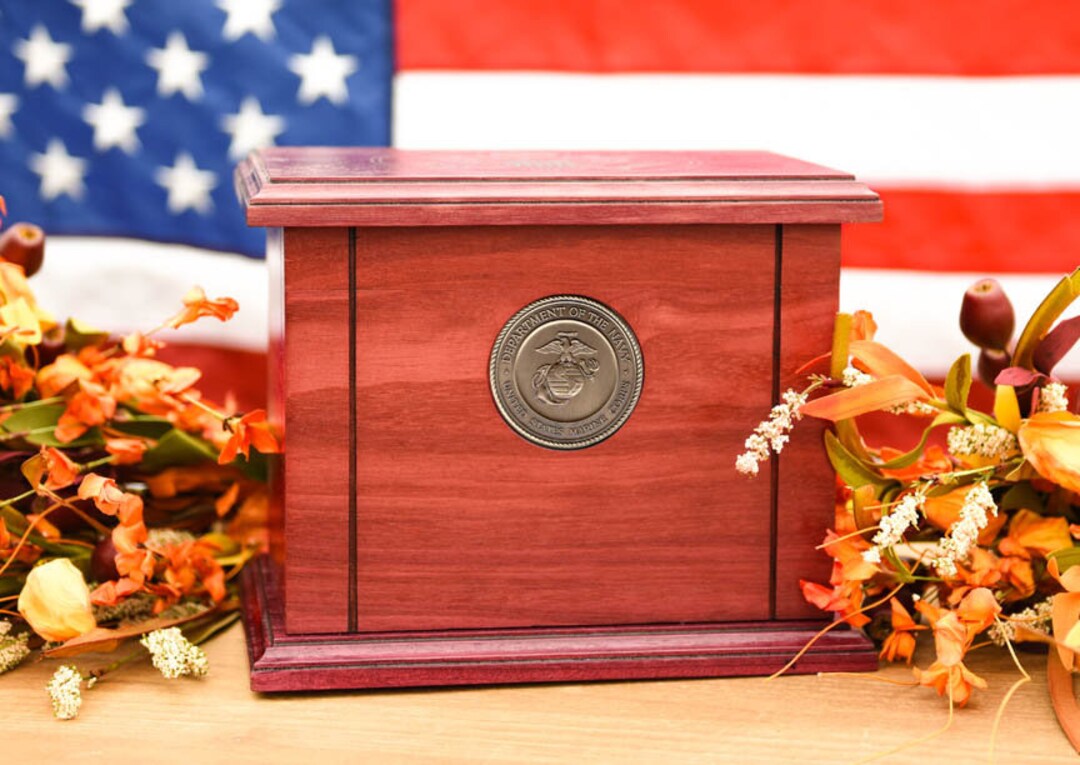 Navy Urn Military Urn Purple Heart Patriot Urn Urns Urns - Etsy