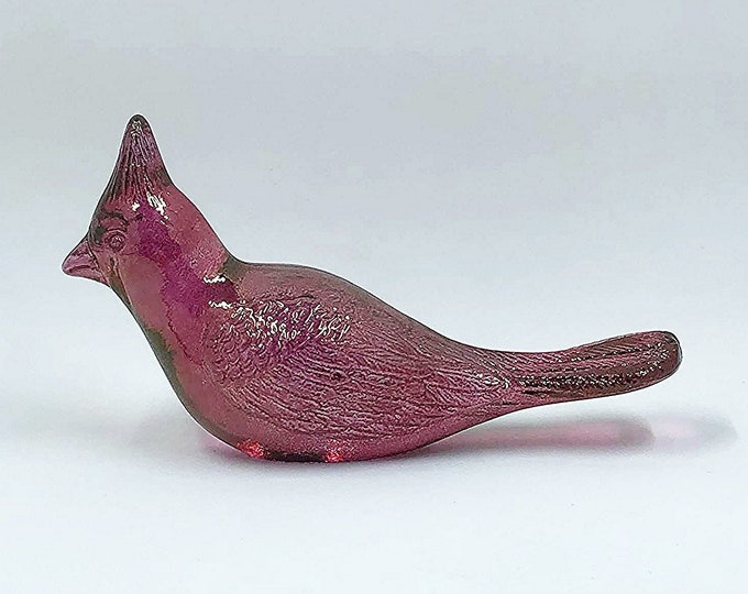 Vintage Westmoreland Red Cardinal Glass Figurine - Etsy