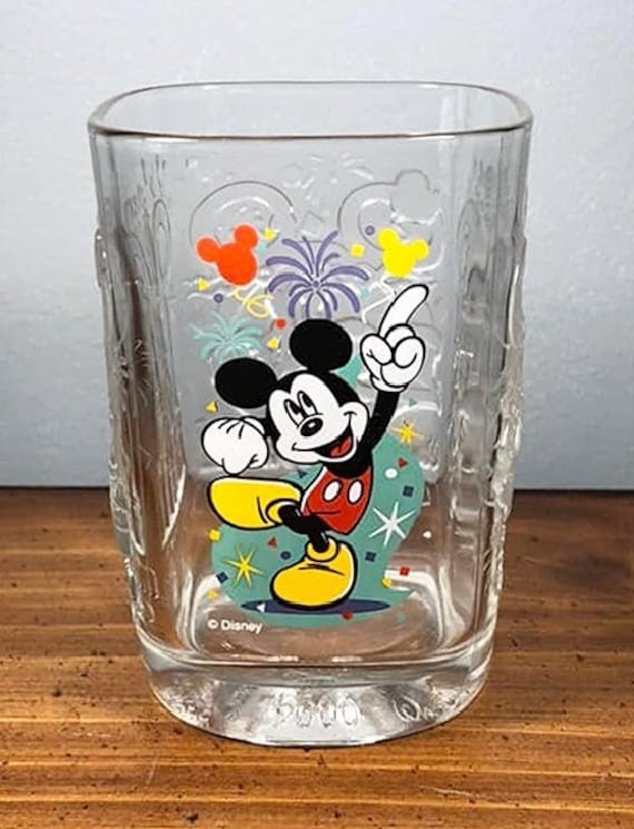 Vintage Mcdonalds Mickey Mouse Disney Celebration Glass - Etsy