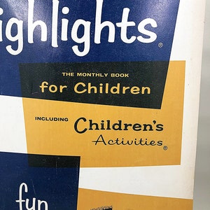 Vintage Highlights Magazine – June/july 1971 Children’s Stories, Games ...