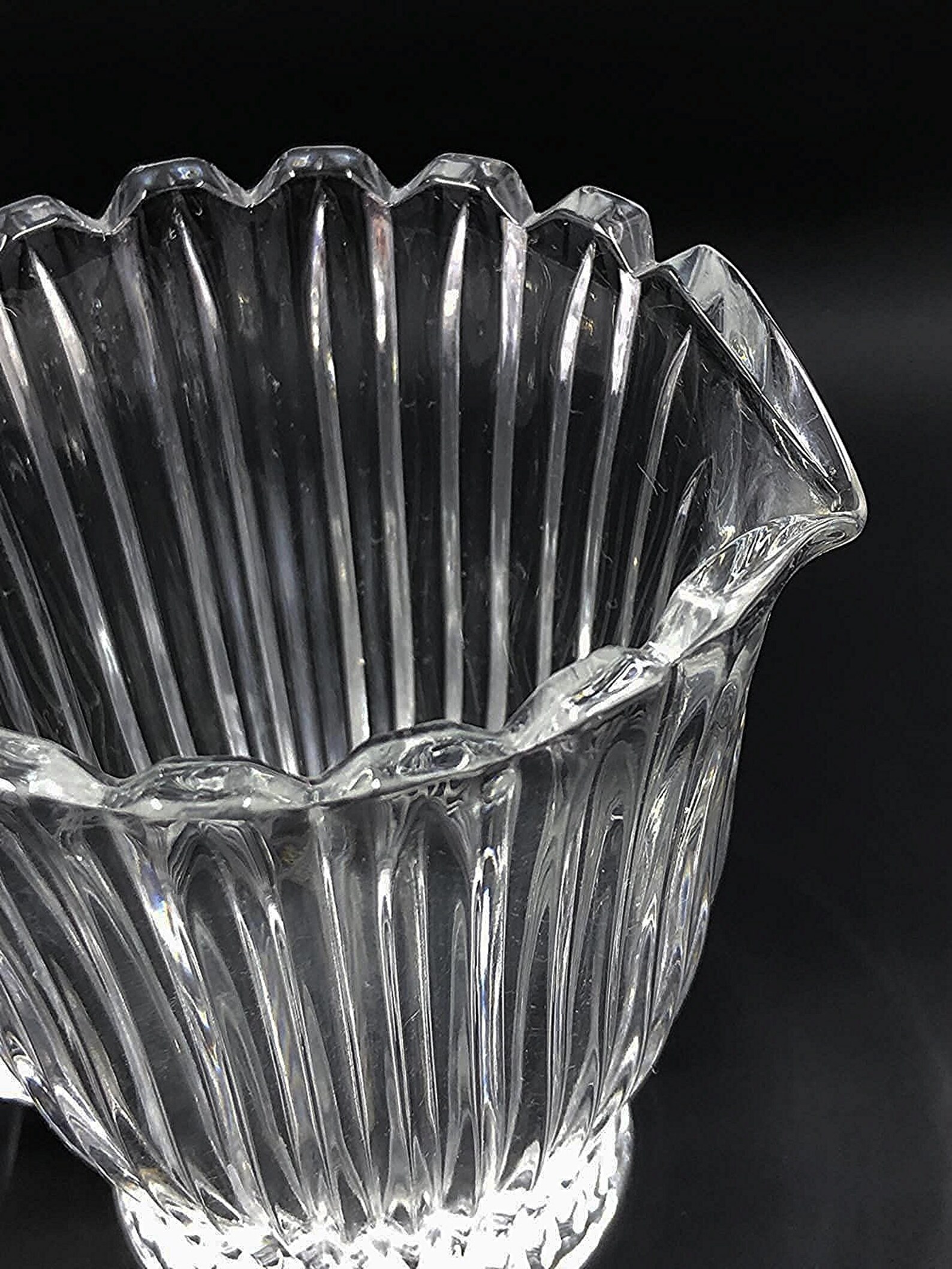 Vintage Clear Depression Glass Ribbed Coffee Creamer Etsy