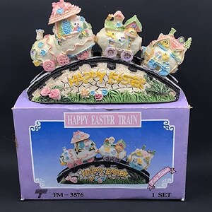 Vintage Happy Easter Train Décor - Etsy