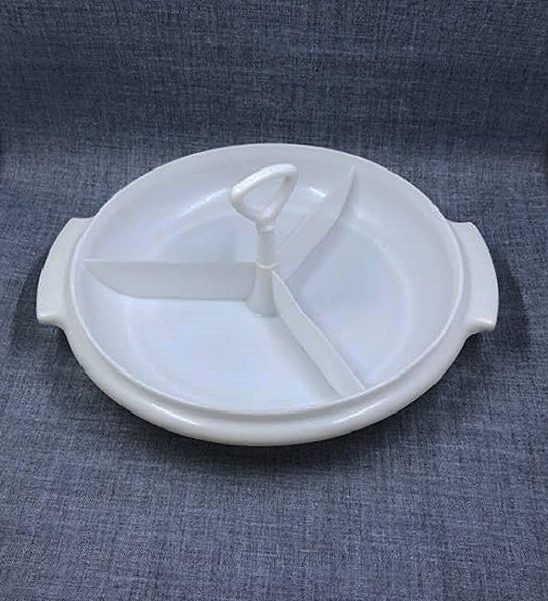 Versatile Tupperware Condiment Tray – 3 Compartments for Snacks, Dips ...