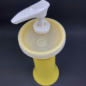 Vintage Tupperware Hourglass Ketchup & Mustard Pump Dispensers - Etsy
