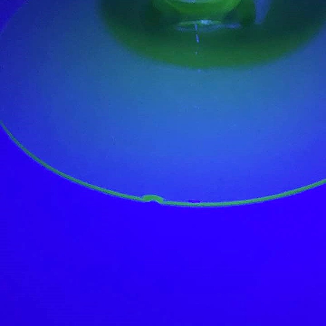 Vintage Green Depression Glass UV Glow Candlestick Holder - Etsy