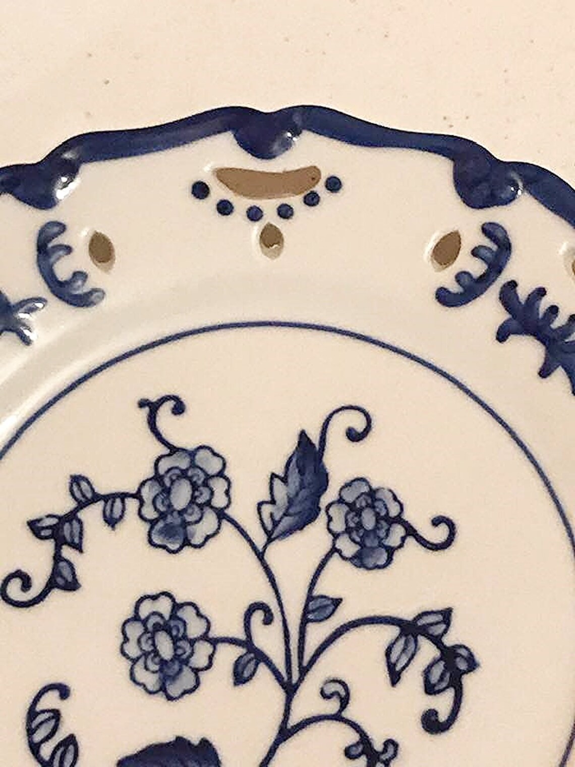 Vintage Lillian Vernon Blue & White Collectors Plate - Etsy