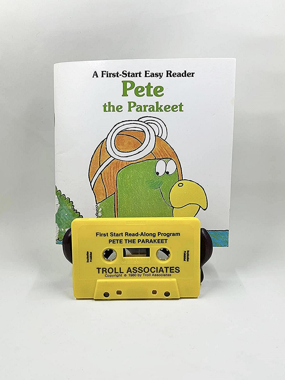 Pete the Parakeet Easy Reader Book & Cassette Set – Vintage 1980s Kids ...